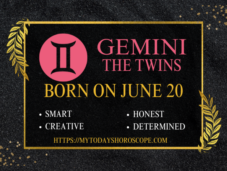 June 20th Zodiac Sign (Gemini) Birthday Horoscope