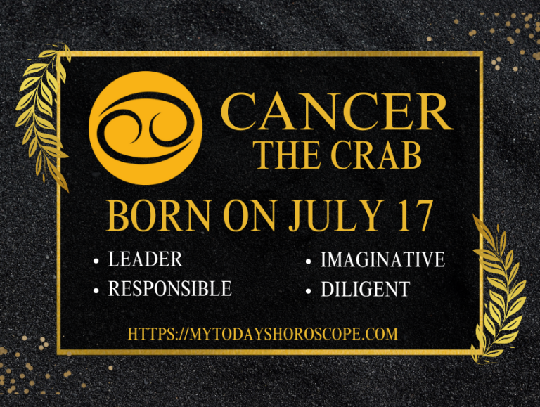 July 17th Zodiac Sign (Cancer) Birthday Horoscope