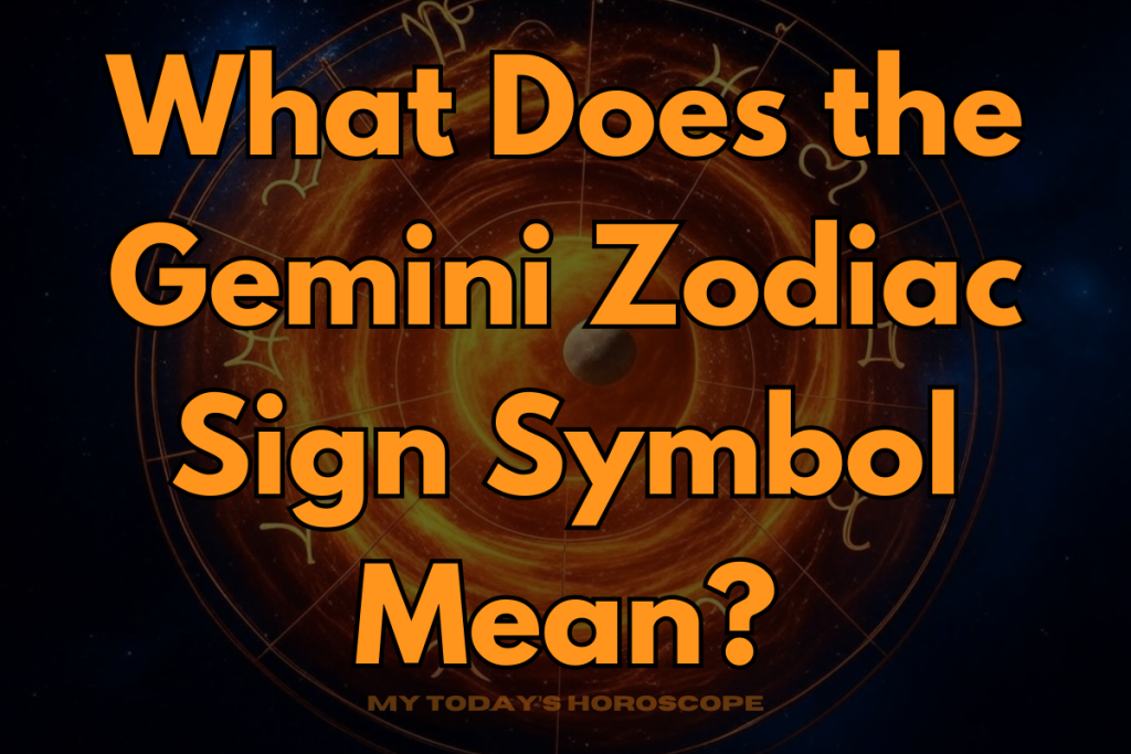 What Does The Gemini Zodiac Sign Symbol Mean? | Gemini Glyph