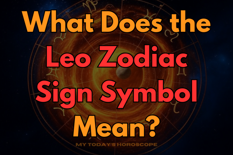 What Does Leo Zodiac Sign Symbol Mean? | Leo Glyph