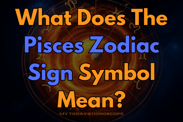 What Does The Pisces Zodiac Sign Symbol Mean? | Pisces Glyph